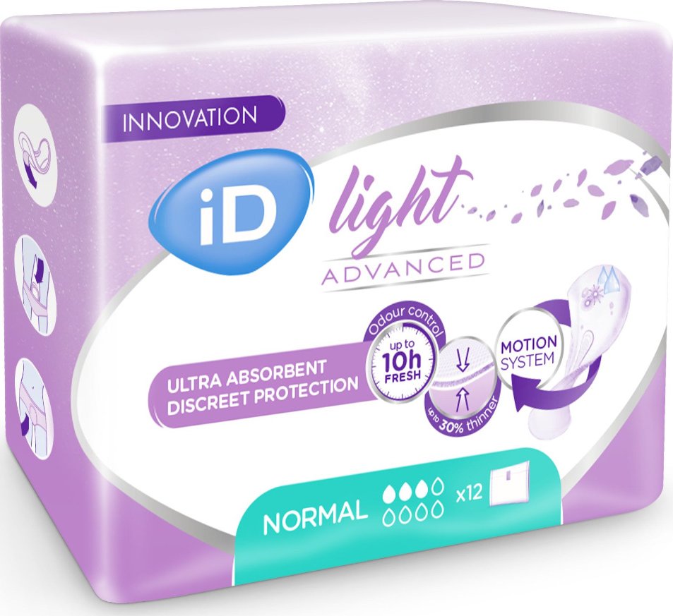 Ontex iD Light Normal 12 ks od 57 Kč - Zbozi.cz