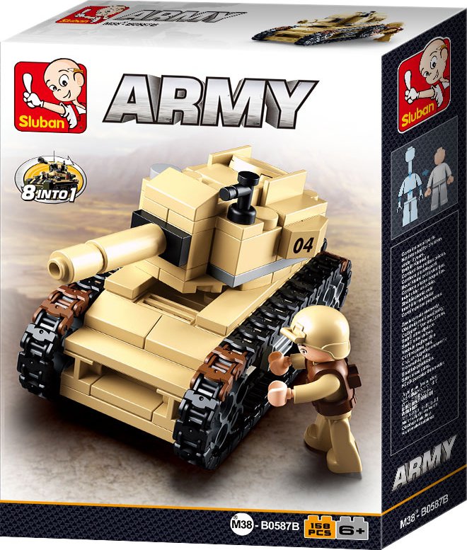 Sluban Army M38-B0587B tank od 119 Kč - Zbozi.cz