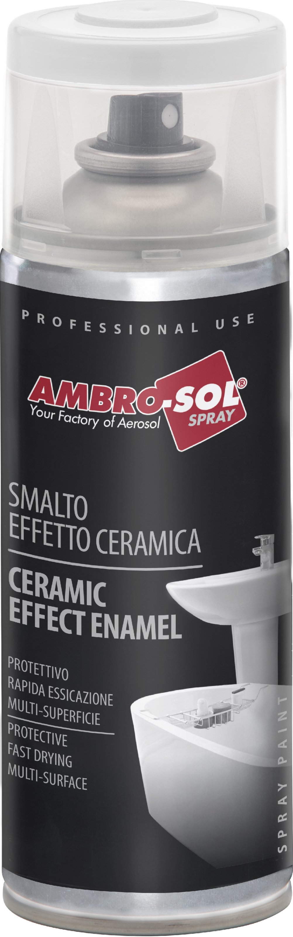 Ambro-Sol Ceramic Effect Enamel 400 ml bílá od 139 Kč - Zbozi.cz
