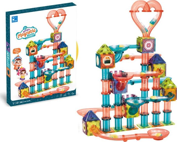 Magic Magnetic Blocks Castle Dragon set 262 ks od 1 680 Kč - Zbozi.cz