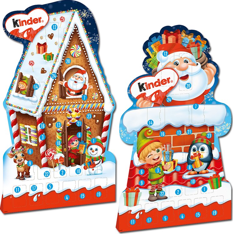 Kinder Dětský mix adventní kalendář mix motivů 203 g - Zbozi.cz