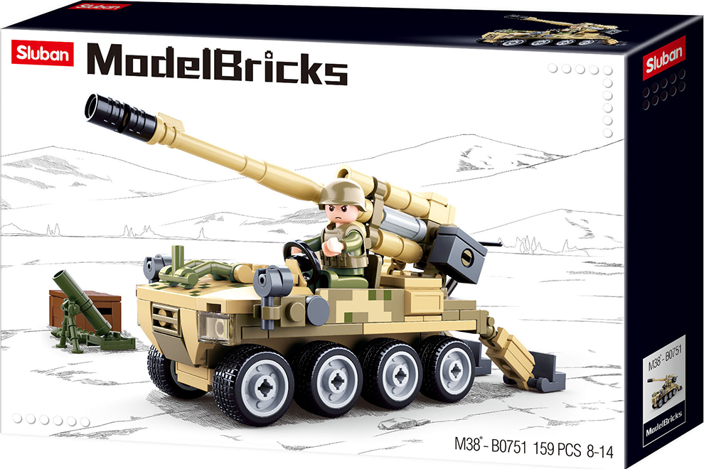 Sluban Army M38-B0751 mobilní kanón od 186 Kč - Zbozi.cz