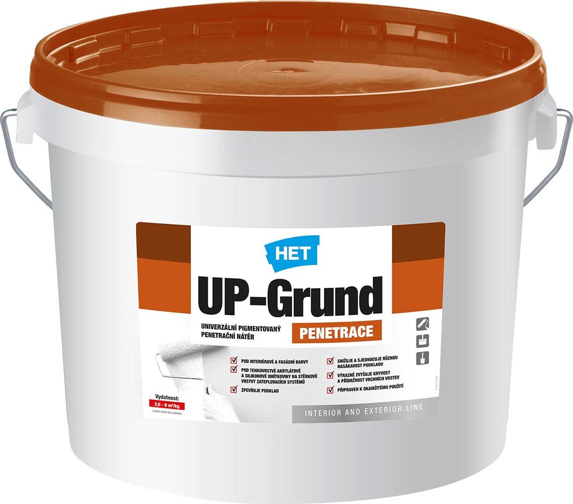 HET UP-Grund penetrační základ 20 kg od 999 Kč - Zbozi.cz