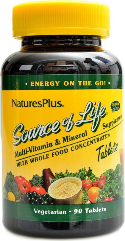 NaturesPlus Source of Life Multi-Vitamin + Mineral 90 tbl. - Zbozi.cz