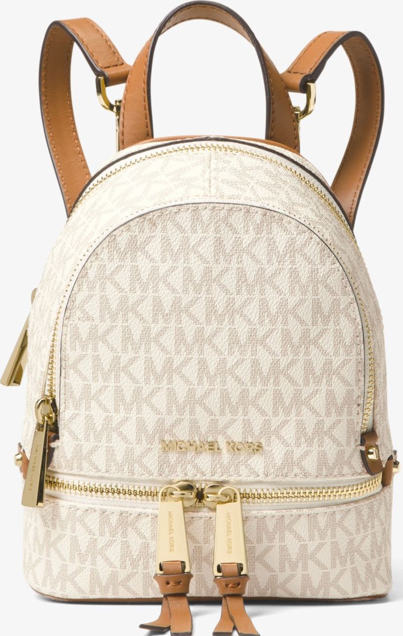 Michael Kors Rhea Mini Logo Backpack Vanilla - Zbozi.cz