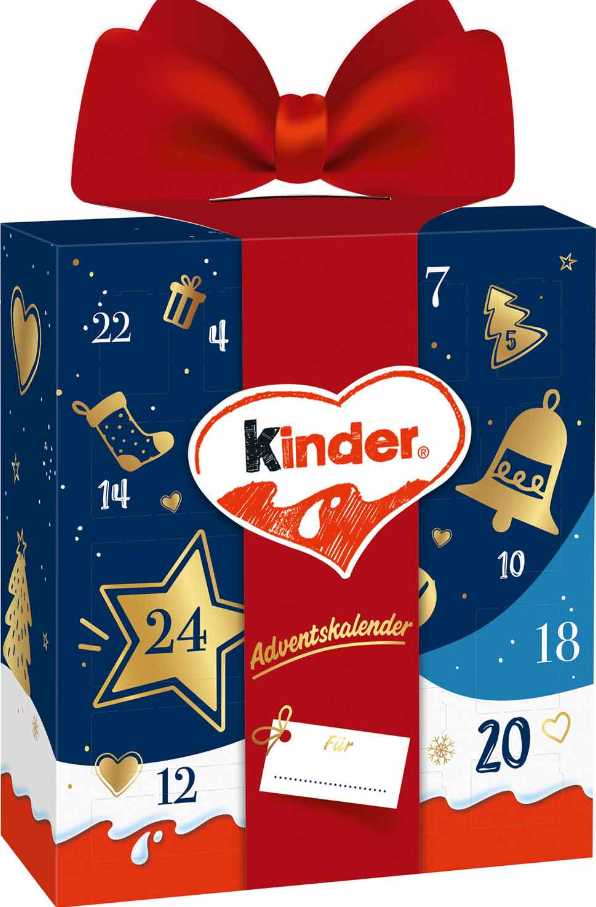 Kinder Mix dárkový adventní kalendář 214 g - Zbozi.cz