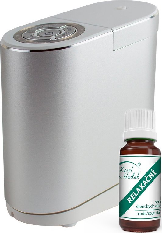 Karel Hadek Aroma Nebulizér Oval S3 + 10 ml relaxační směsi éterických ...