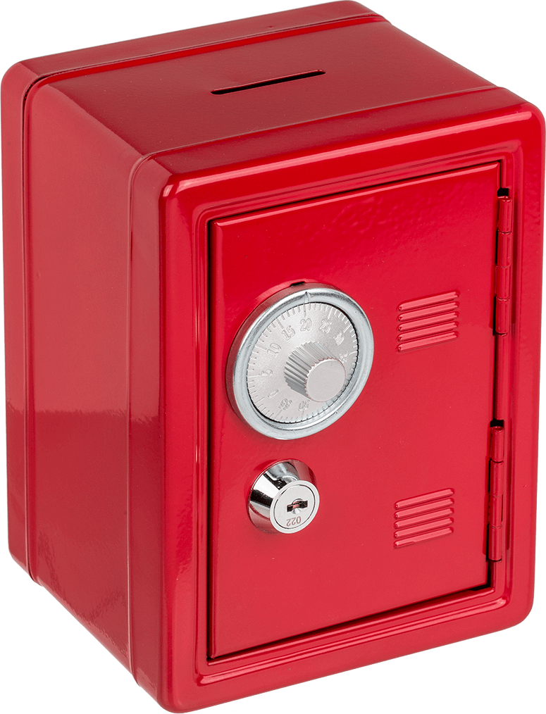 Mini bankovní trezor/pokladnička 18 x 12 x 10 cm od 399 Kč - Zbozi.cz