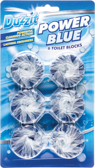 Duzzit Power Blue tablety do WC rezervoárů 6 ks od 43 Kč - Zbozi.cz