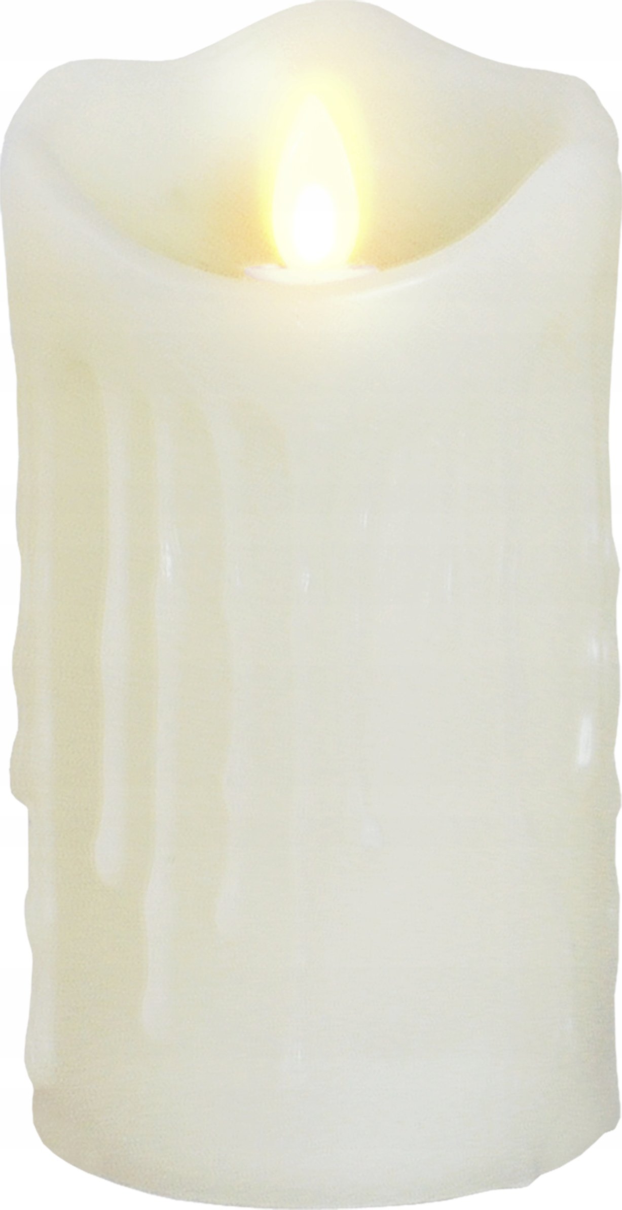 Vosková LED svíčka LTC 12,5 cm bílá - Zbozi.cz