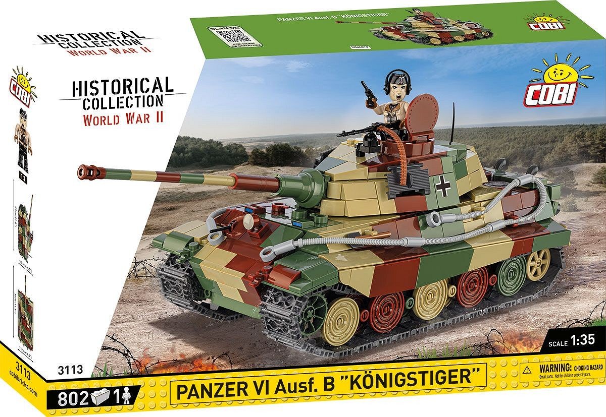 COBI II WW 3113 Panzer VI Ausf. B Königstiger od 1 342 Kč - Zbozi.cz