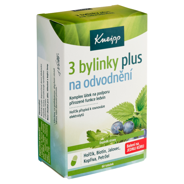 Kneipp 3 bylinky plus na odvodnění 60 tob. od 189 Kč - Zbozi.cz