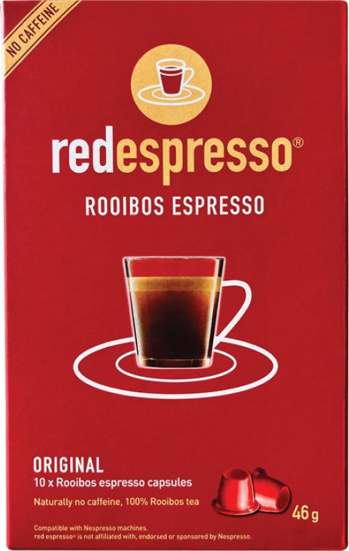 Red Espresso Rooibos Espresso Original kapsle 10x 4,6 g - Zbozi.cz