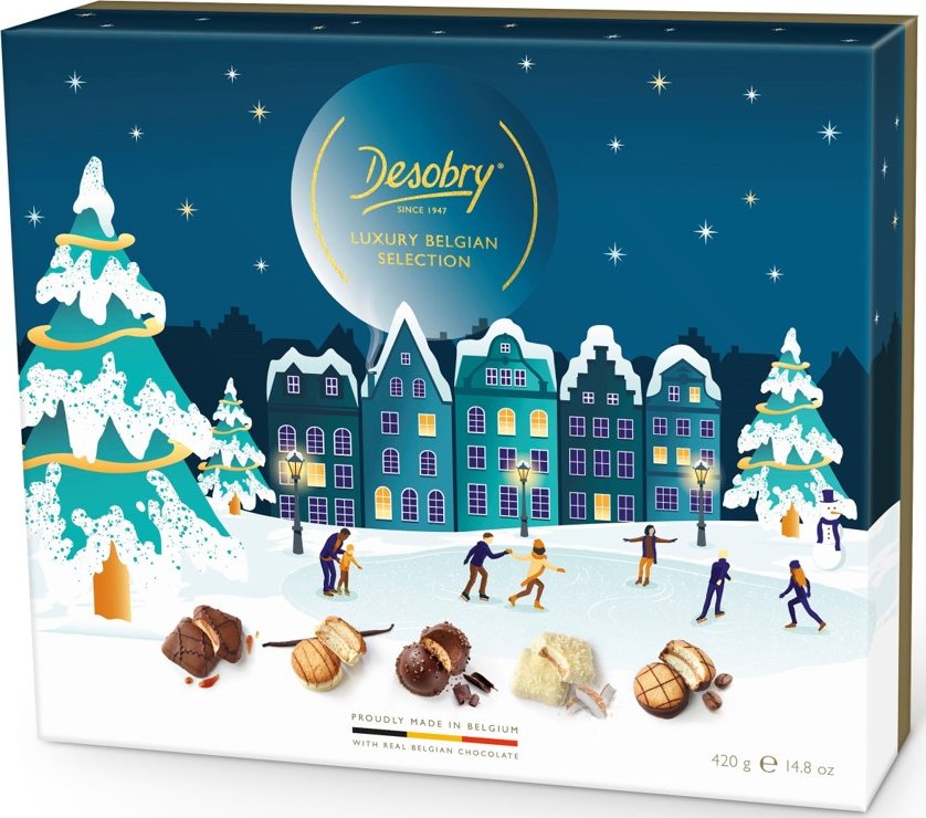 Desobry Luxury Sweet Night Box sada čokoládových sušenek mix motivů 420 ...