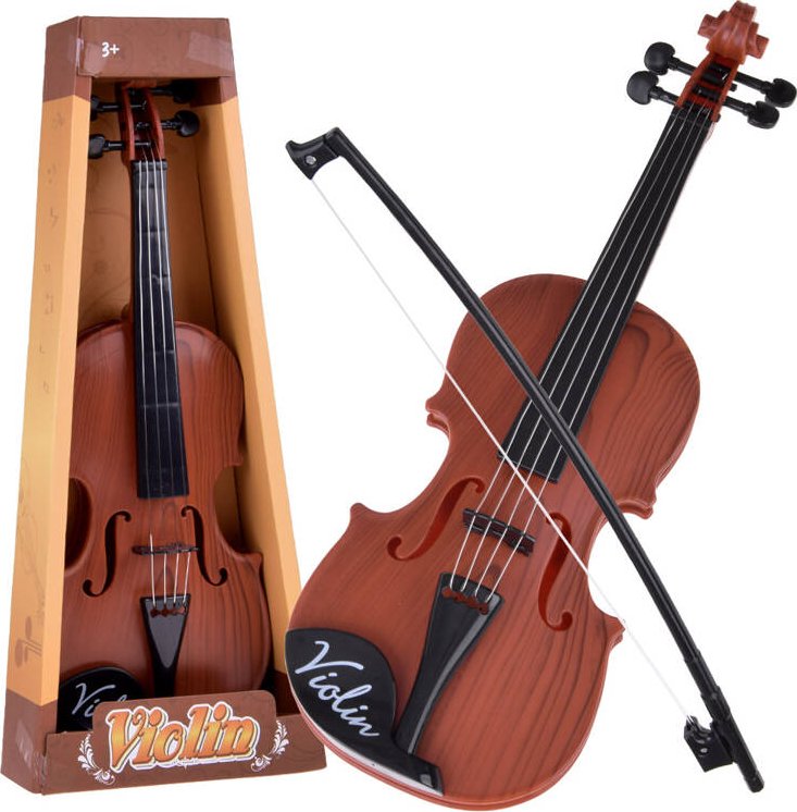 Plastové housle 42 x 14,5 x 4 cm tmavě hnědé od 220 Kč - Zbozi.cz