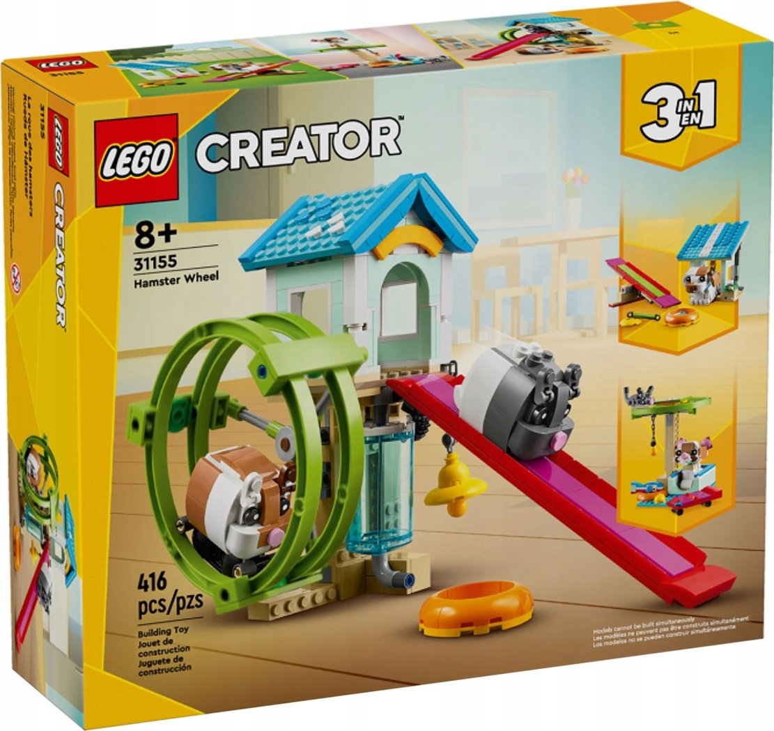 Recenze LEGO Creator 3v1 31155 Kolotoč pro křečky - Zbozi.cz
