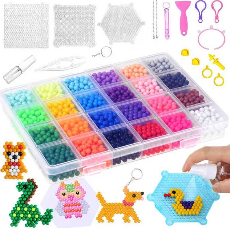 Water-Spraying Magic Beads ZA4386 magické vodní korálky 24 barev - Zbozi.cz