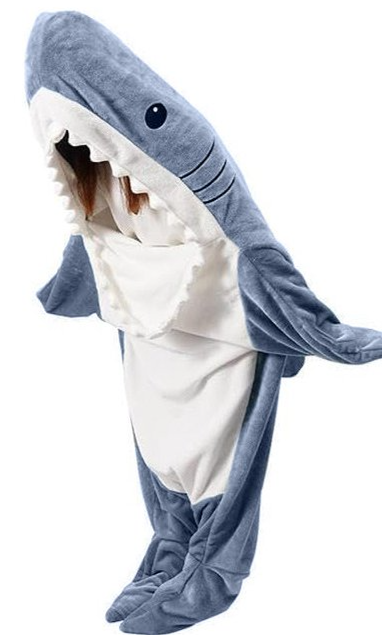 Verk Spací pytel/overal 203 x 152 cm žralok modrý/šedý od 501 Kč - Zbozi.cz