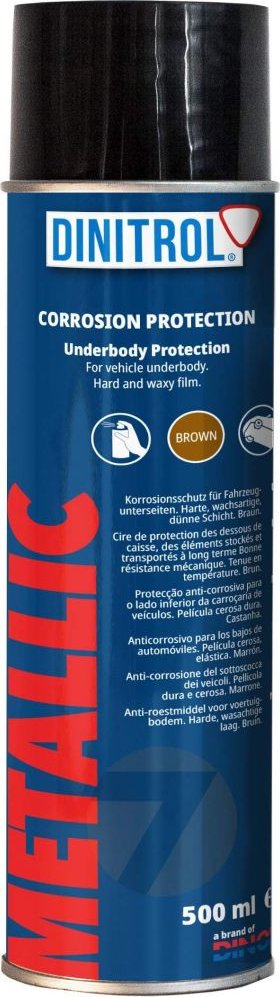 DINITROL Metallic inhibitor koroze hnědý 500 ml od 195 Kč - Zbozi.cz