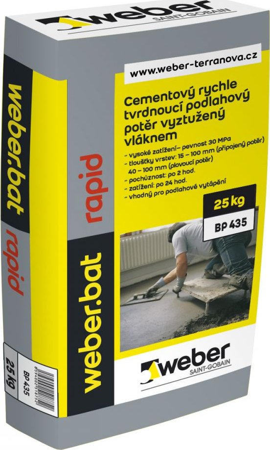 Recenze Weber Saint-Gobain Weberbat rapid 25 kg - Zbozi.cz