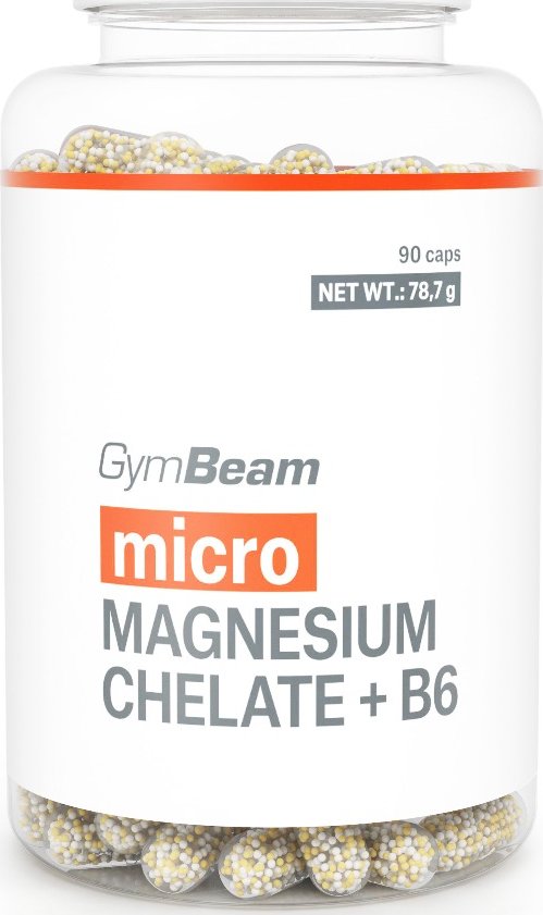 GymBeam Micro Magnesium Chelate + B6 90 cps. od 148 Kč - Zbozi.cz