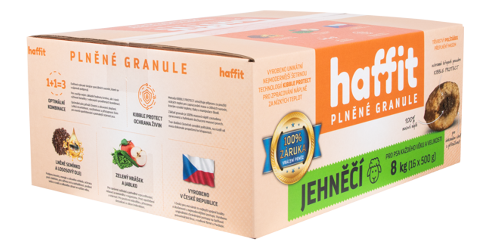 Haffit Plněné granule jehněčí 16x 500 g od 1 199 Kč - Zbozi.cz