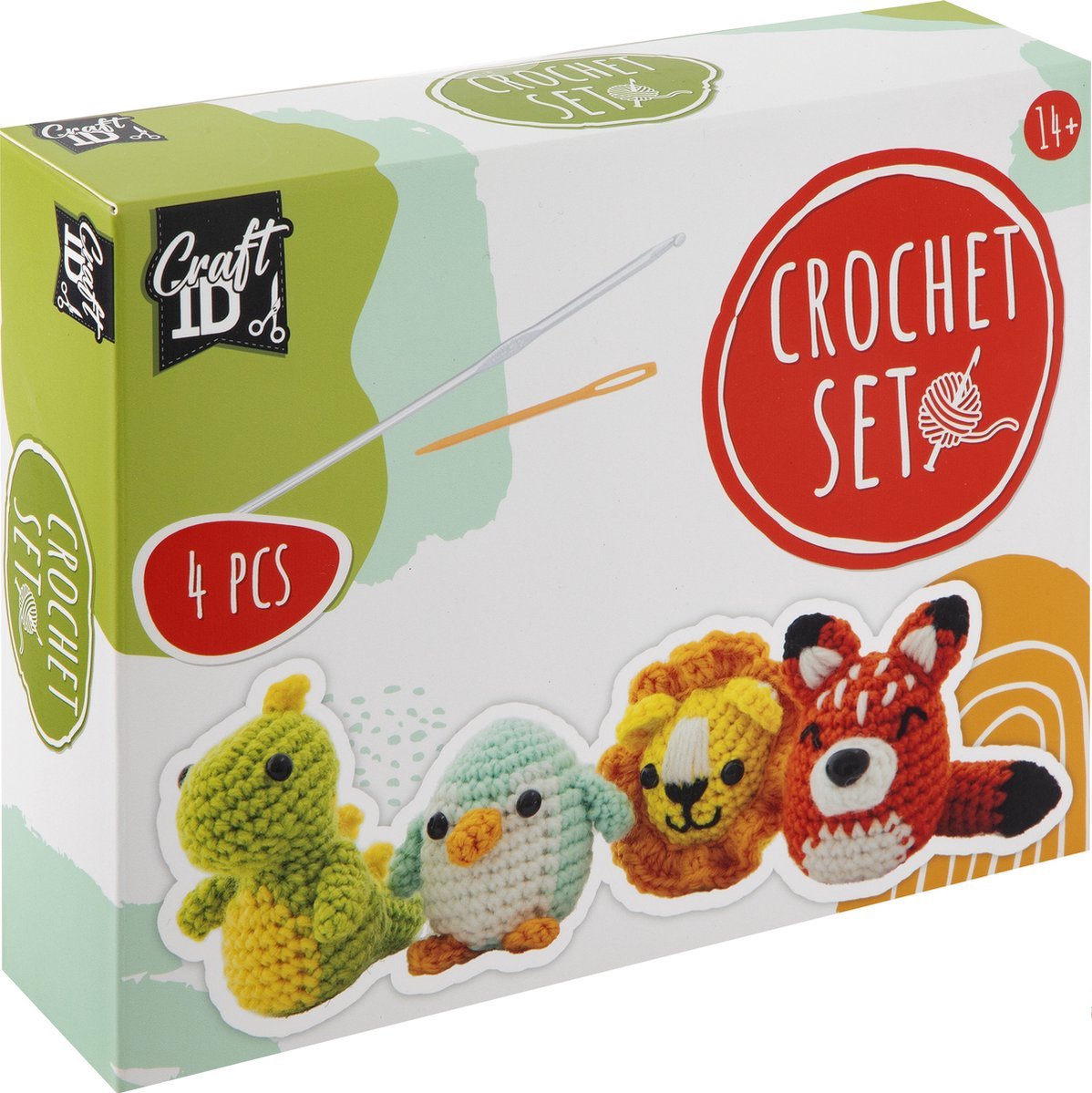 Craft ID Crochet Set háčkovaná zvířata 4 ks od 193 Kč - Zbozi.cz