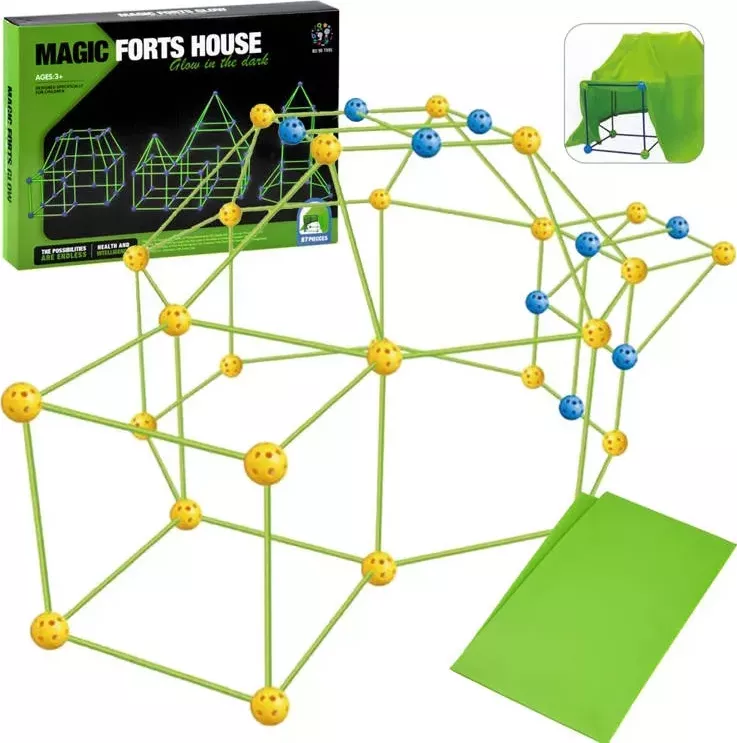 Magic Forts House svítící stavebnice 87 dílků - Zbozi.cz