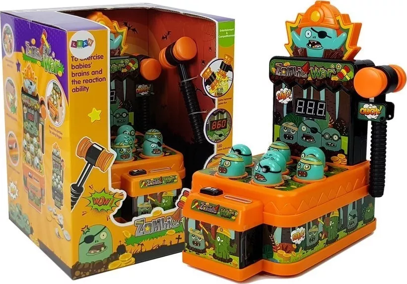 LEAN Toys Hit Zombie Hammer Orange Sound - Zbozi.cz