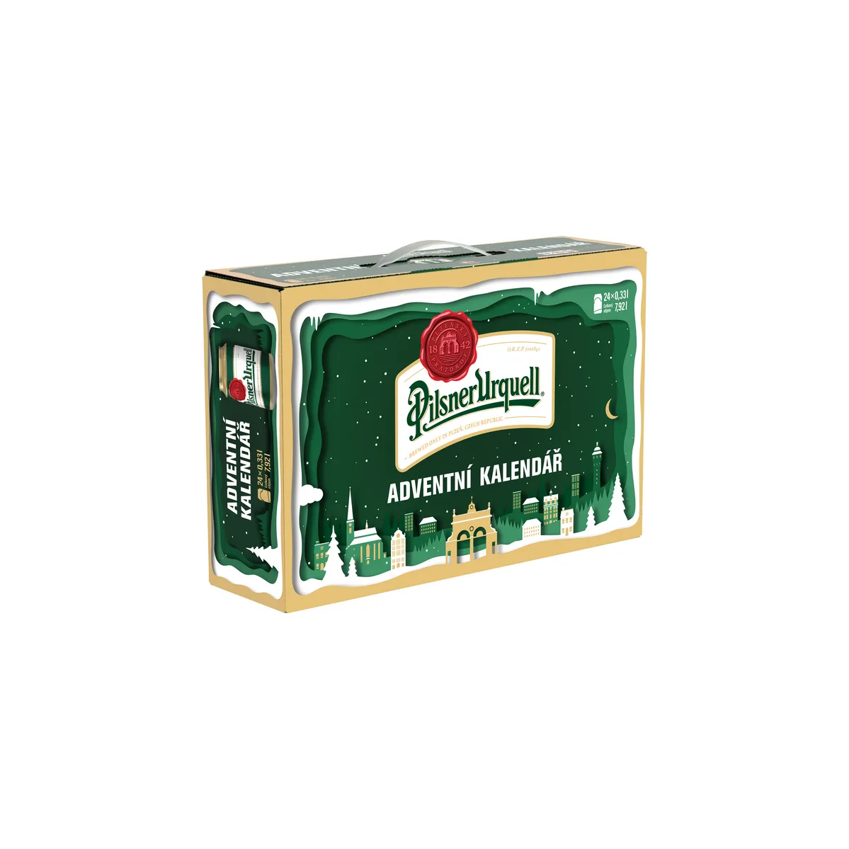 Foto Pivo Pilsner Urquell Adventní kalendář 12° 24x 0,33 l - Zbozi.cz