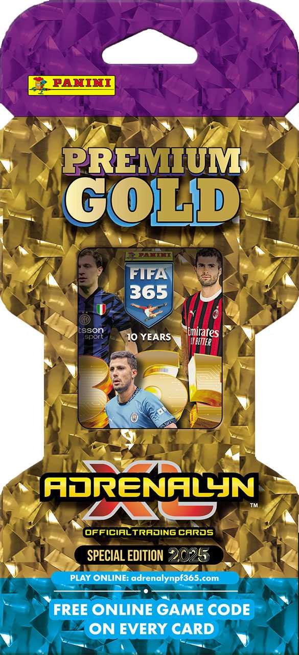 Panini FIFA 365 Adrenalyn XL Special Edition 2025 Premium Gold Packet ...
