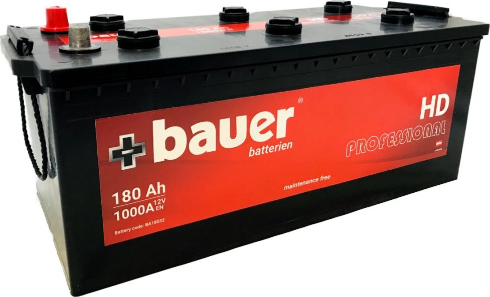 Bauer Professional HD BA18032 12V 180Ah 1000A od 3 653 Kč - Zbozi.cz