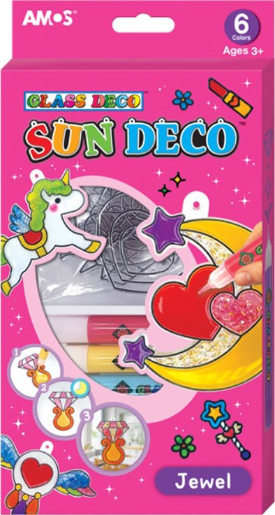 AMOS Glass Deco Sun Deco Jewel barvy na sklo 6x 10,5 ml od 128 Kč ...