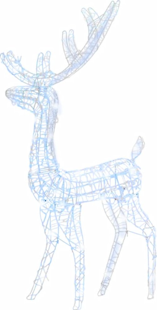 Vánoční akrylový sob 120 cm 329782 dekorace 140 LED studená bílá - Zbozi.cz