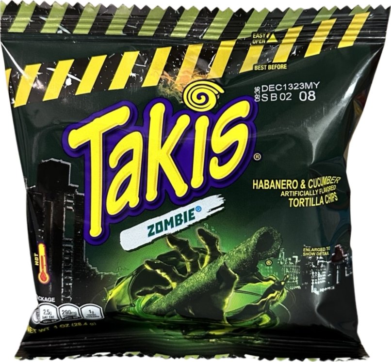 Takis Zombie 28,4 g habanero/okurka - Zbozi.cz