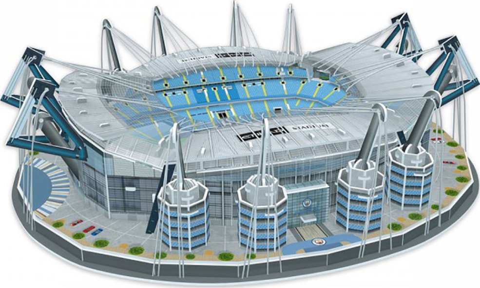 3D puzzle Manchester City Etihad Stadium 132 dílků od 799 Kč - Zbozi.cz