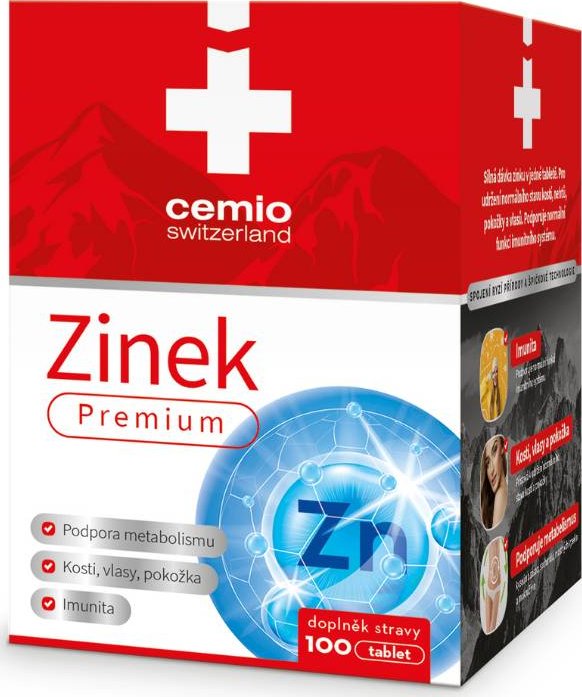Cemio Zinek 15 mg 100 tbl. od 109 Kč - Zbozi.cz