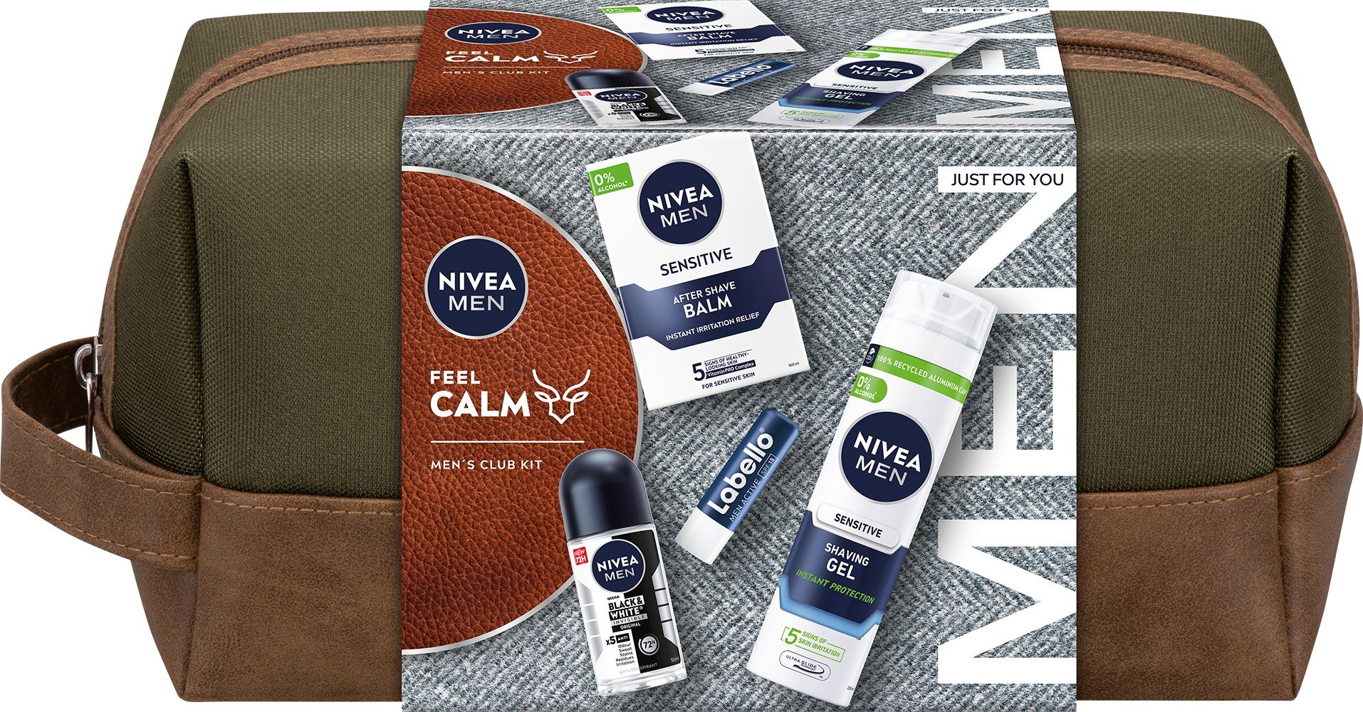 Nivea Men Feel Calm Men's Club Kit Sensitive od 539 Kč - Zbozi.cz