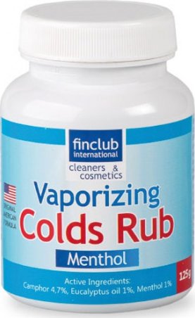 Finclub Vaporizing Colds Rub Menthol inhalační mast 125 g od 176 Kč ...