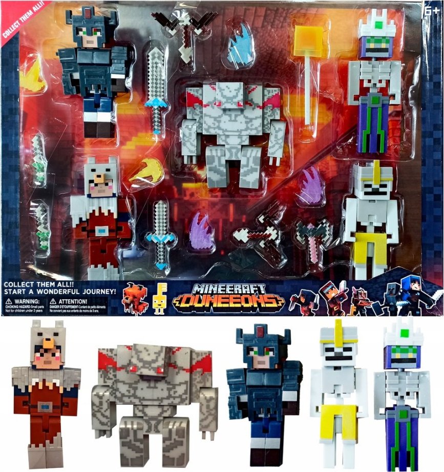 Minecraft FIBH1951 Dungeons Skeleton 18 ks - Zbozi.cz