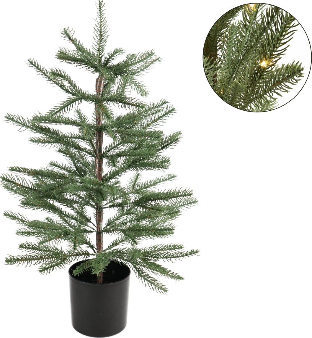 Textilomanie Nordic stromek s LED osvětlením zelený 60 cm - Zbozi.cz