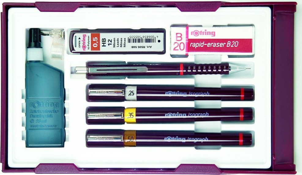 Rotring College S0699380 0,25/0,35/0,5 mm 3 ks černé od 2 164 Kč - Zbozi.cz