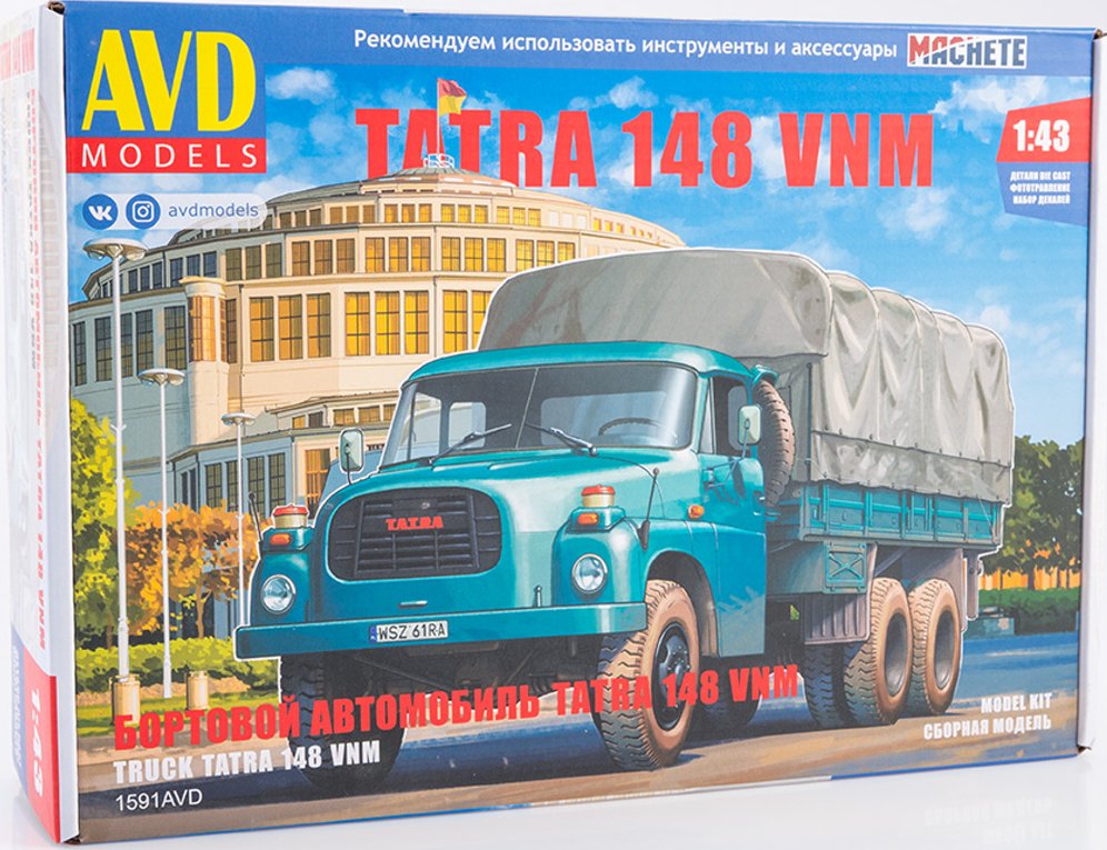 AVD Models Tatra 148 VNM Model Kit 1591 1:43 - Zbozi.cz