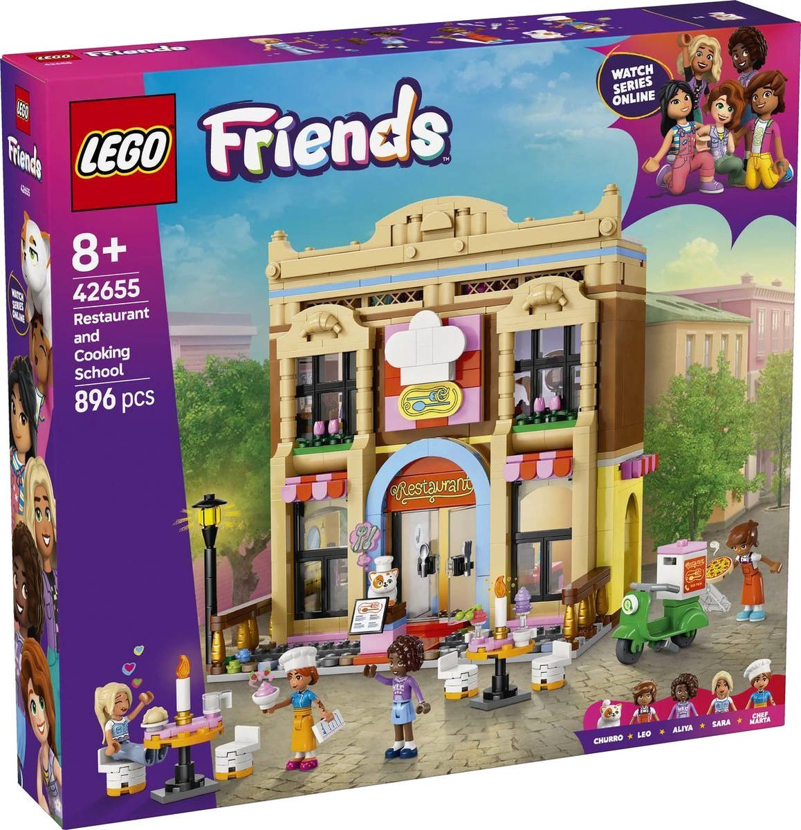LEGO Friends 42655 Restaurace a škola vaření od 1 569 Kč - Zbozi.cz
