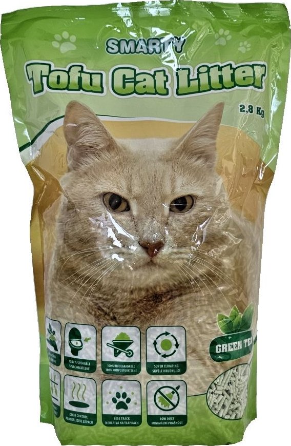 27 Recenzí SMARTY Pets Tofu Cat Litter Green Tea - Zbozi.cz