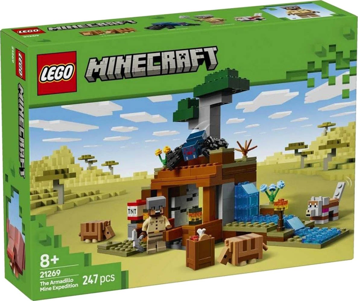 LEGO Minecraft 21269 Výprava do dolu a pásovec od 495 Kč - Zbozi.cz