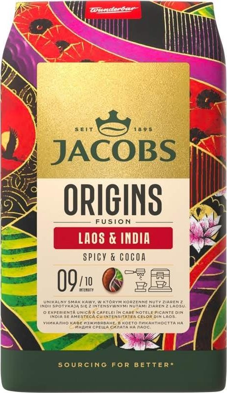 Recenze Jacobs Origins Fusion Laos & India zrnková 1 kg - Zbozi.cz