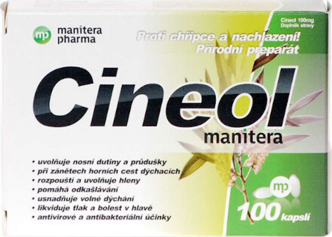 MP-Pharma Cineol 100 mg, 100 cps. od 305 Kč - Zbozi.cz