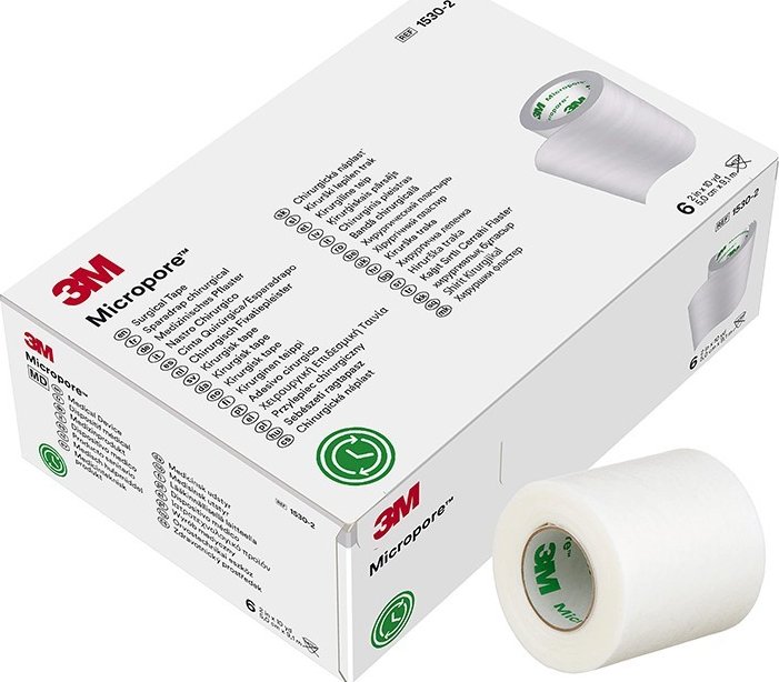3M Micropore papírová náplast 5 cm x 9,15 m 6 ks od 275 Kč - Zbozi.cz