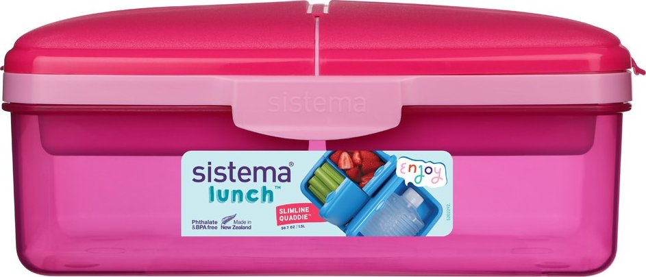 System Lunch Quaddie 1,5 l růžová od 166 Kč - Zbozi.cz